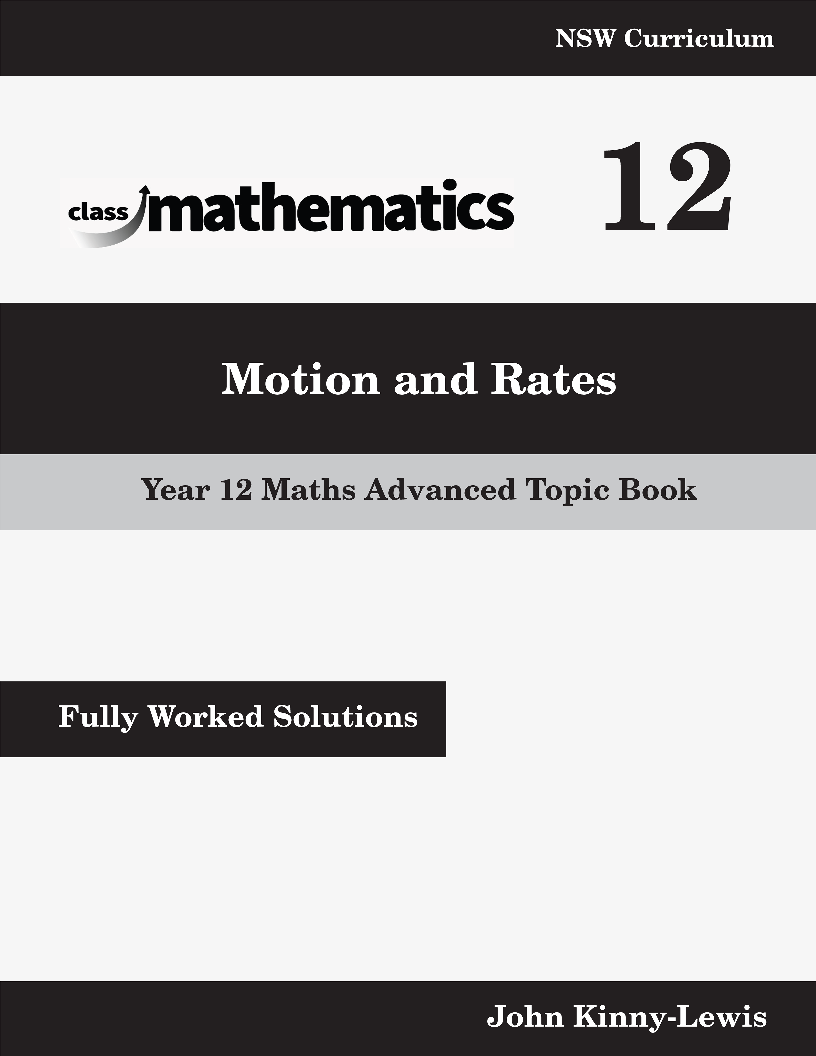 NSW Year 12 Maths Advanced - Motion and Rates – Class Mathematics