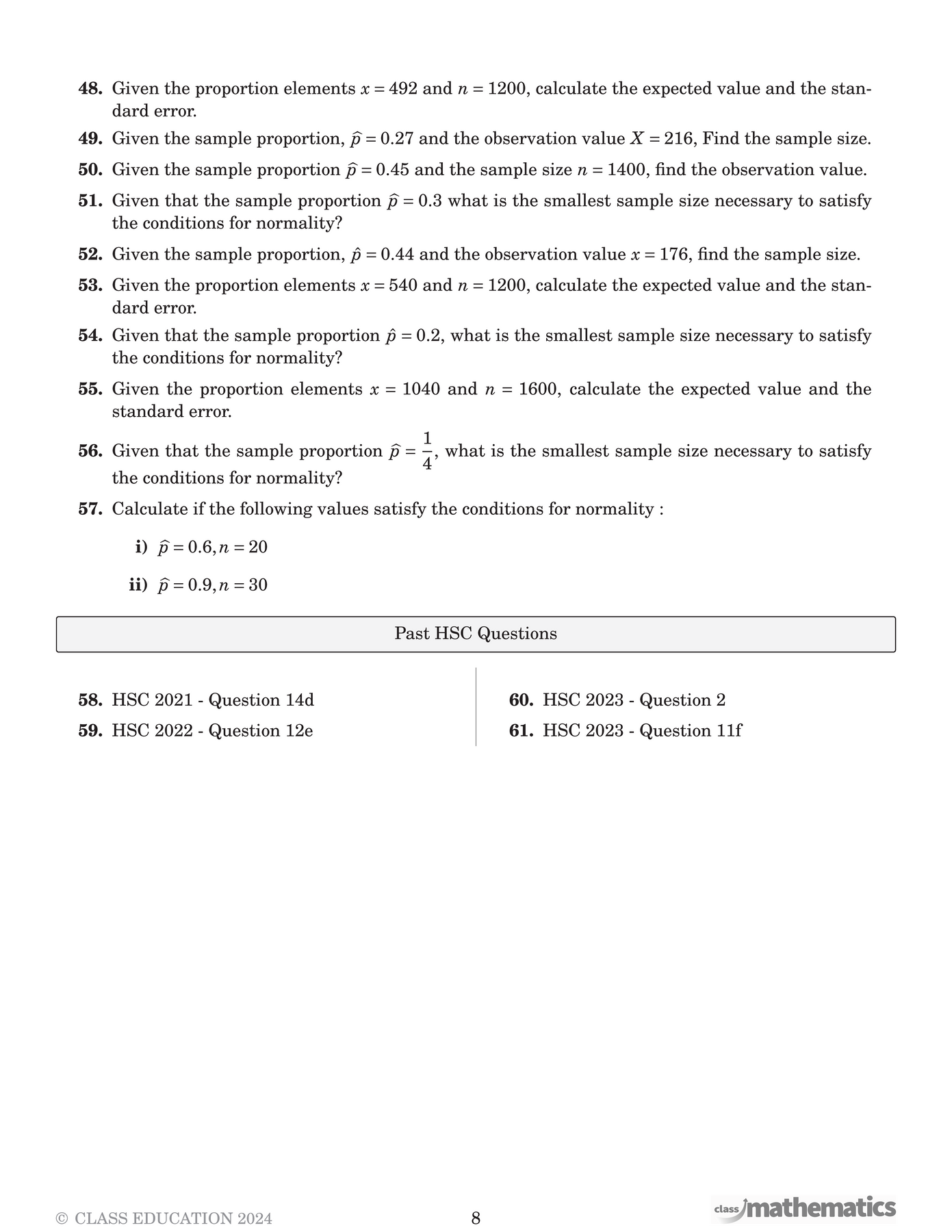 NSW Year 12 Maths Extension 1 Binomial Distribution Class Mathematics nsw-year-12-maths-extension-1-binomial-distribution-class-mathematics